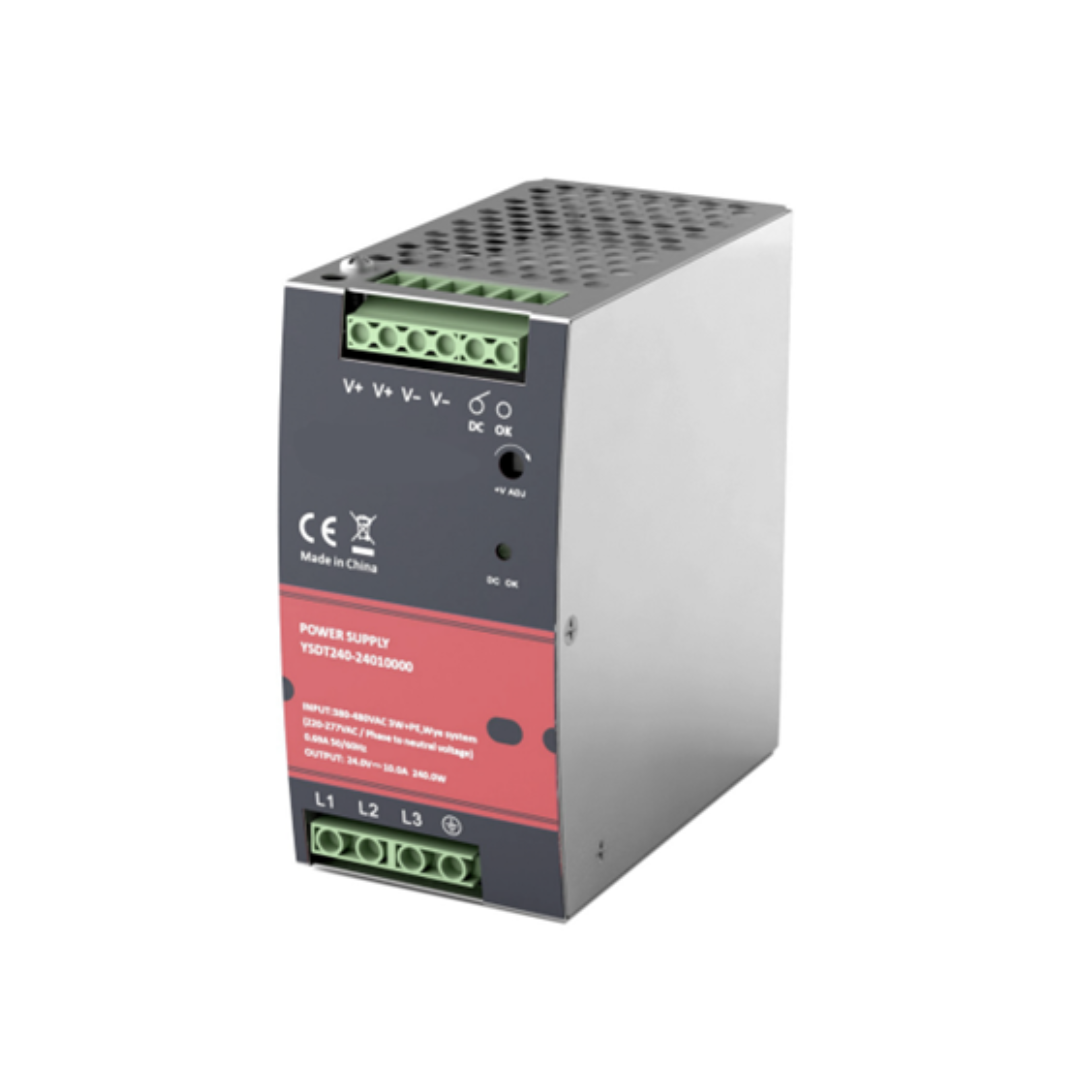 56YSDT240-xy-RS 240W DIN Rail Mount AC DC PSU | Ideal Power